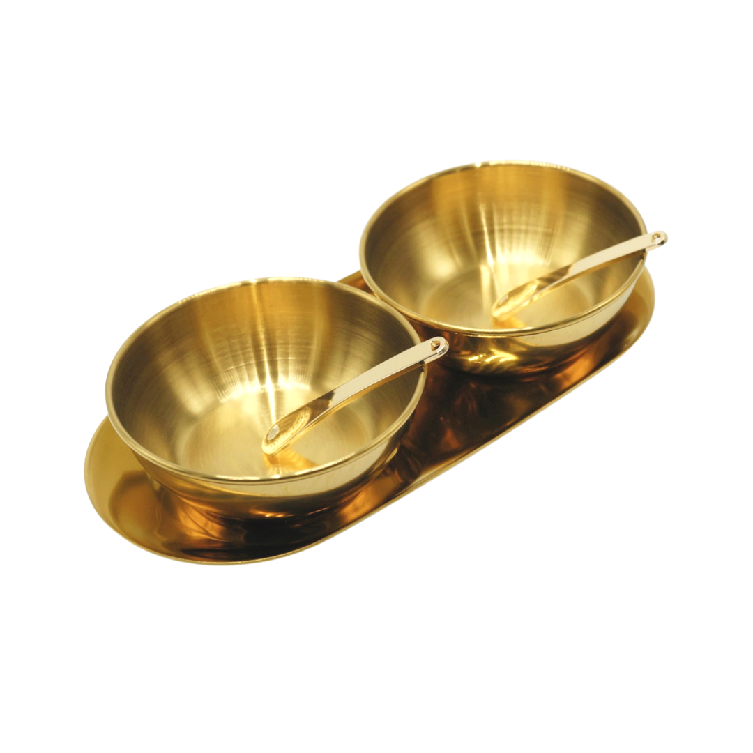 Gouden spa treatment set - Golden manicure set – The BLOOOM